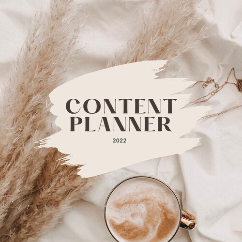 Beige Aesthetic Content Creator Planner/journal/goal Tracker - Etsy