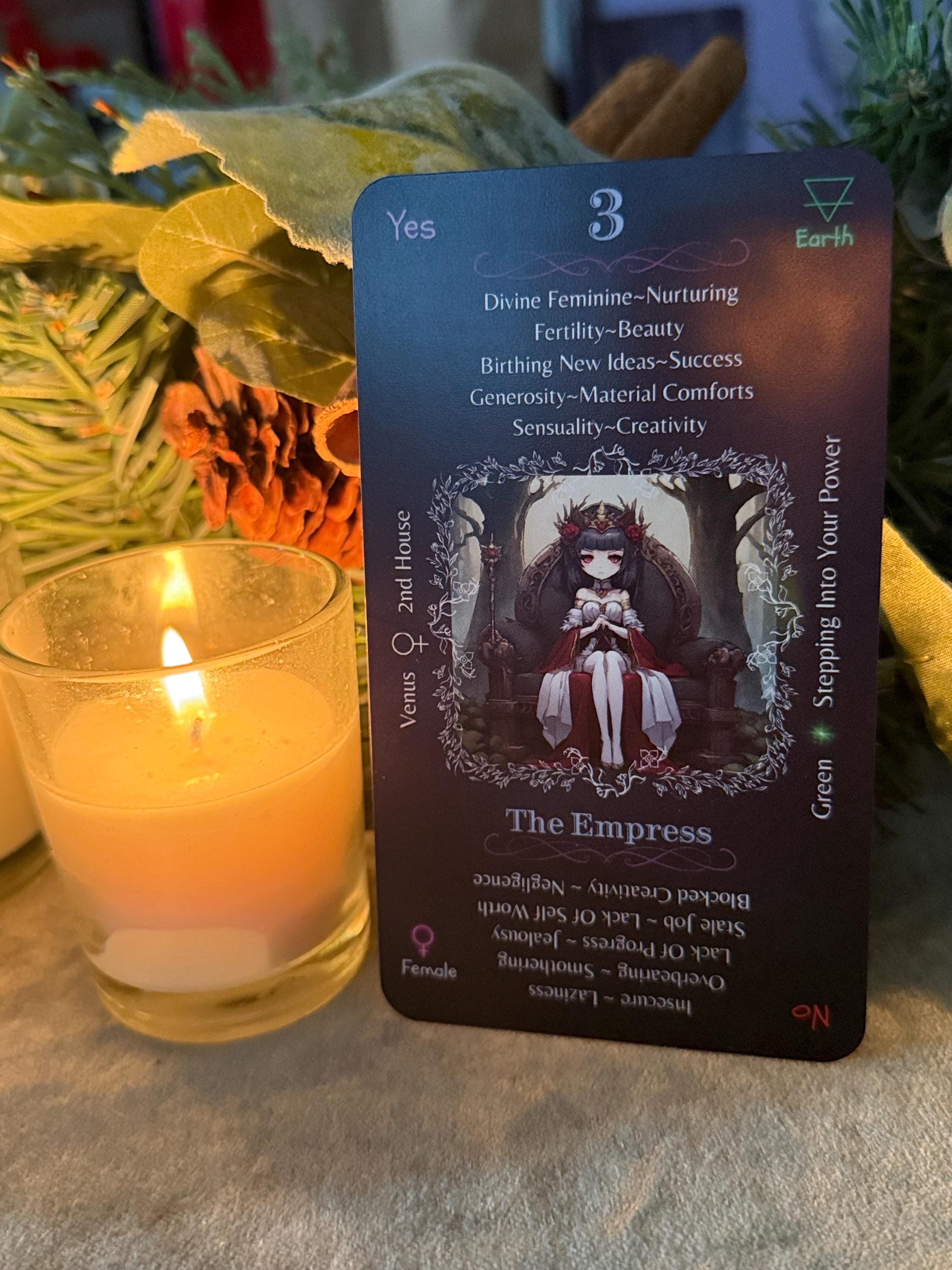 Lunar Night Shade Tarot Learner Deck (pre-order) - Etsy