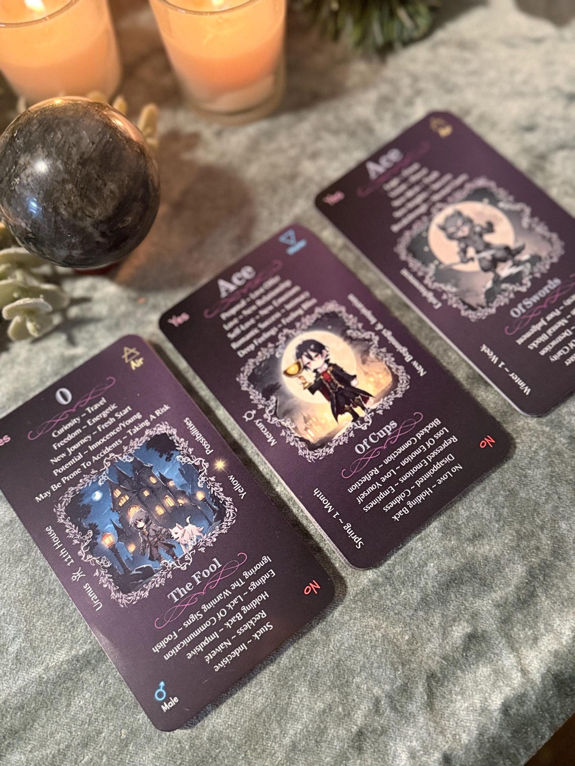 Lunar Night Shade Tarot Learner Deck (pre-order) - Etsy