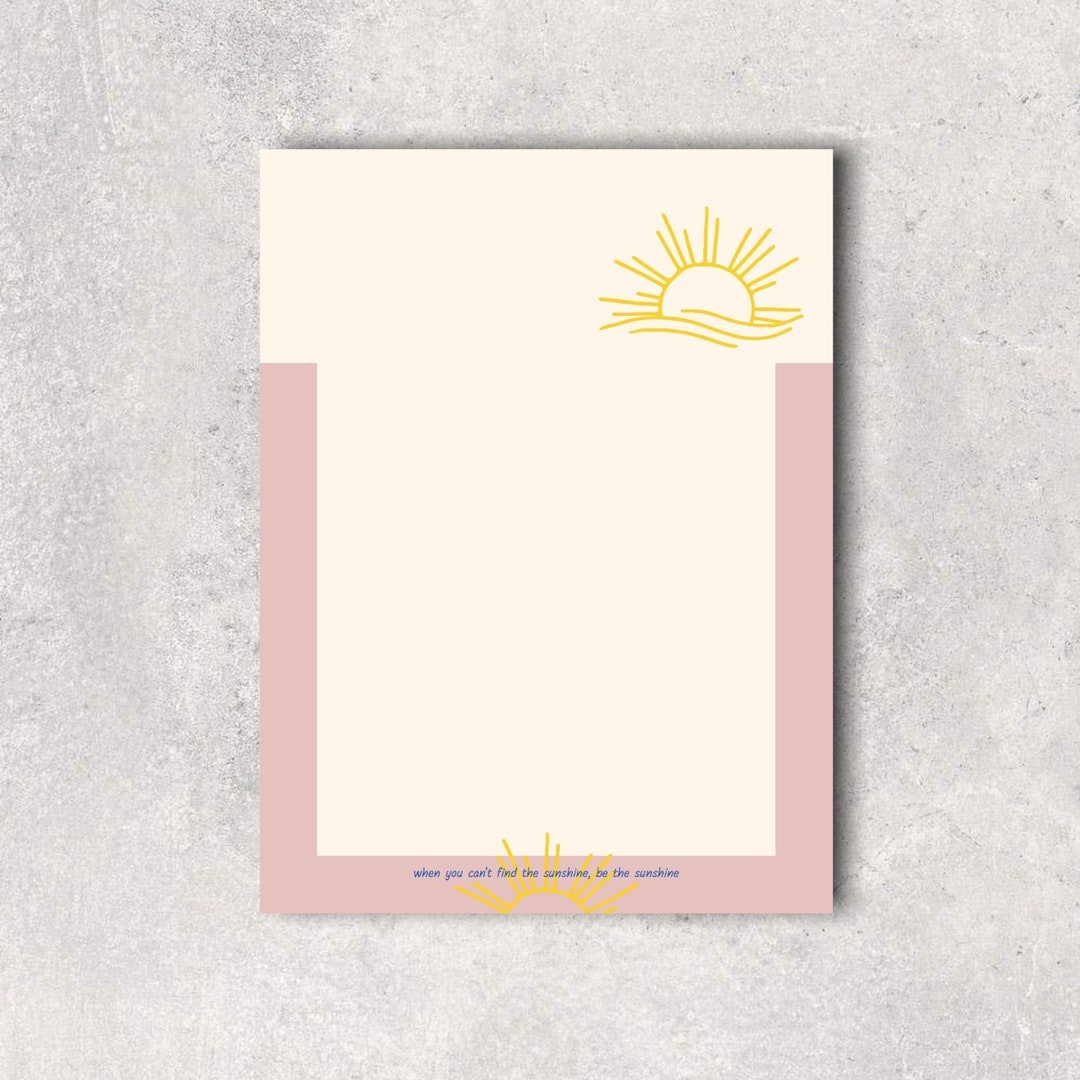 Be the Sunshine Everyday Template Bundle Instant Download - Etsy