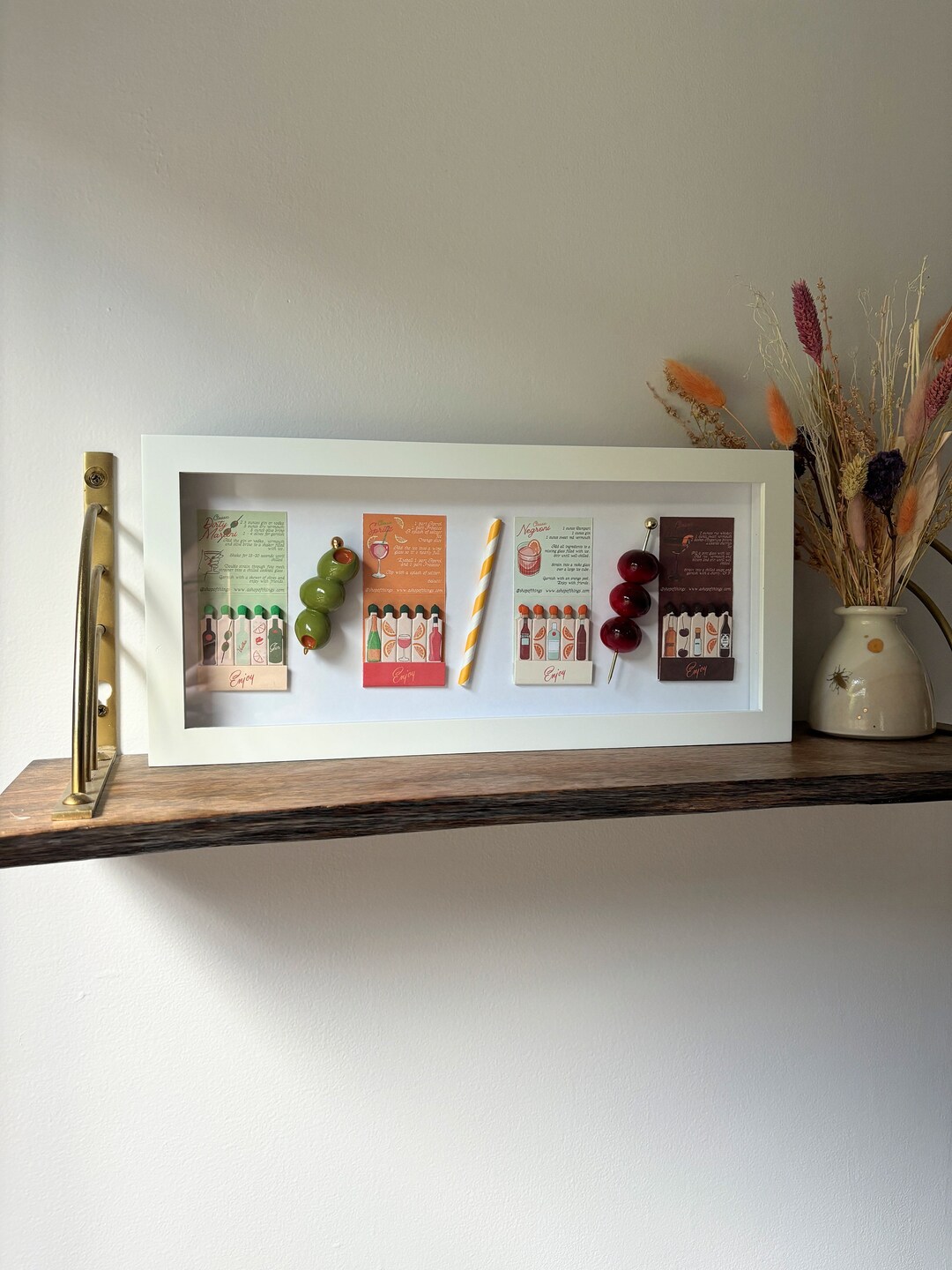 Cocktail Recipe Matchbook Art: Martini, Aperol Spritz, Negroni ...