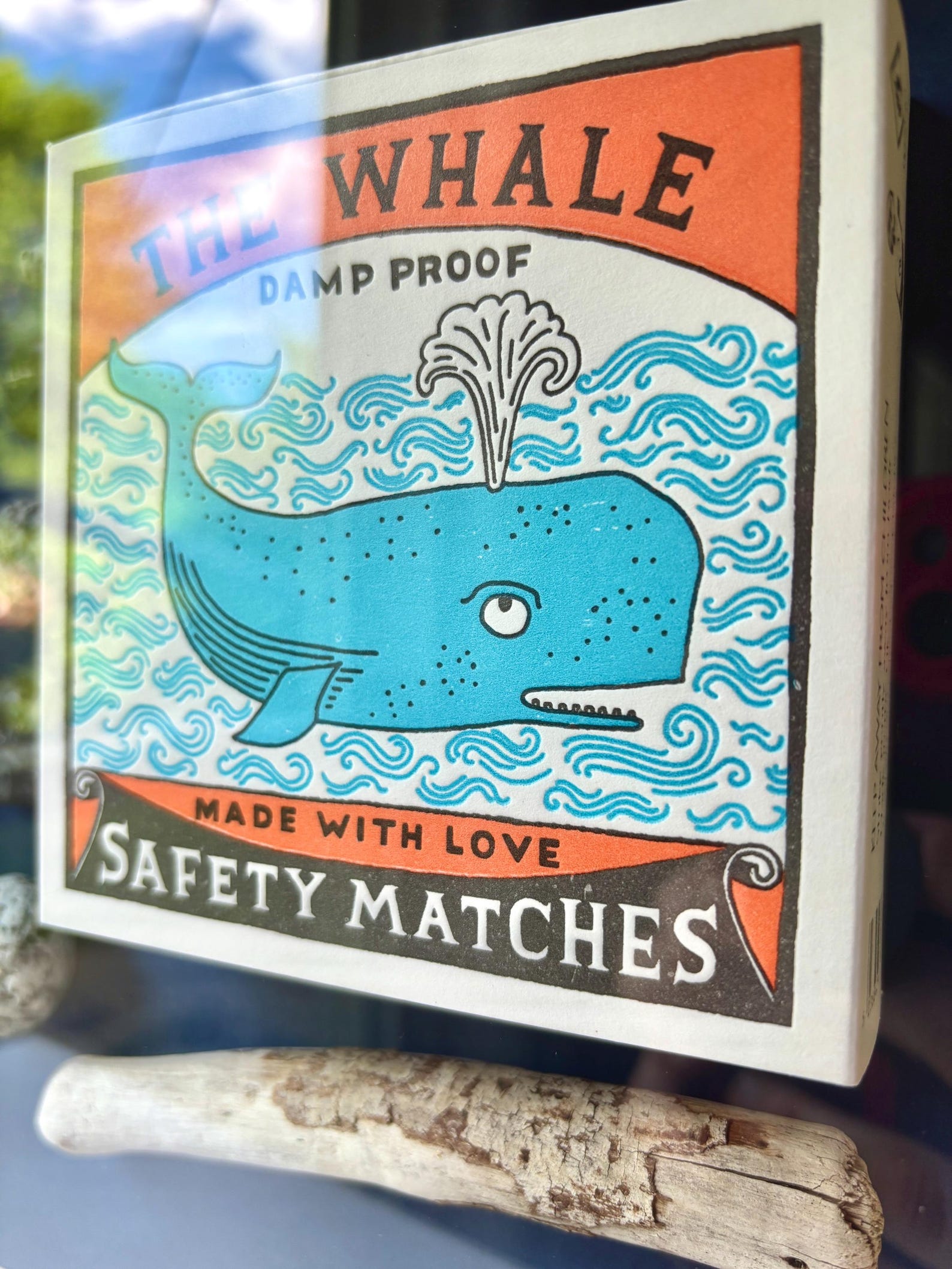 Whale Matchbox Shadow Box: Coastal Nautical Decor With Driftwood - Etsy