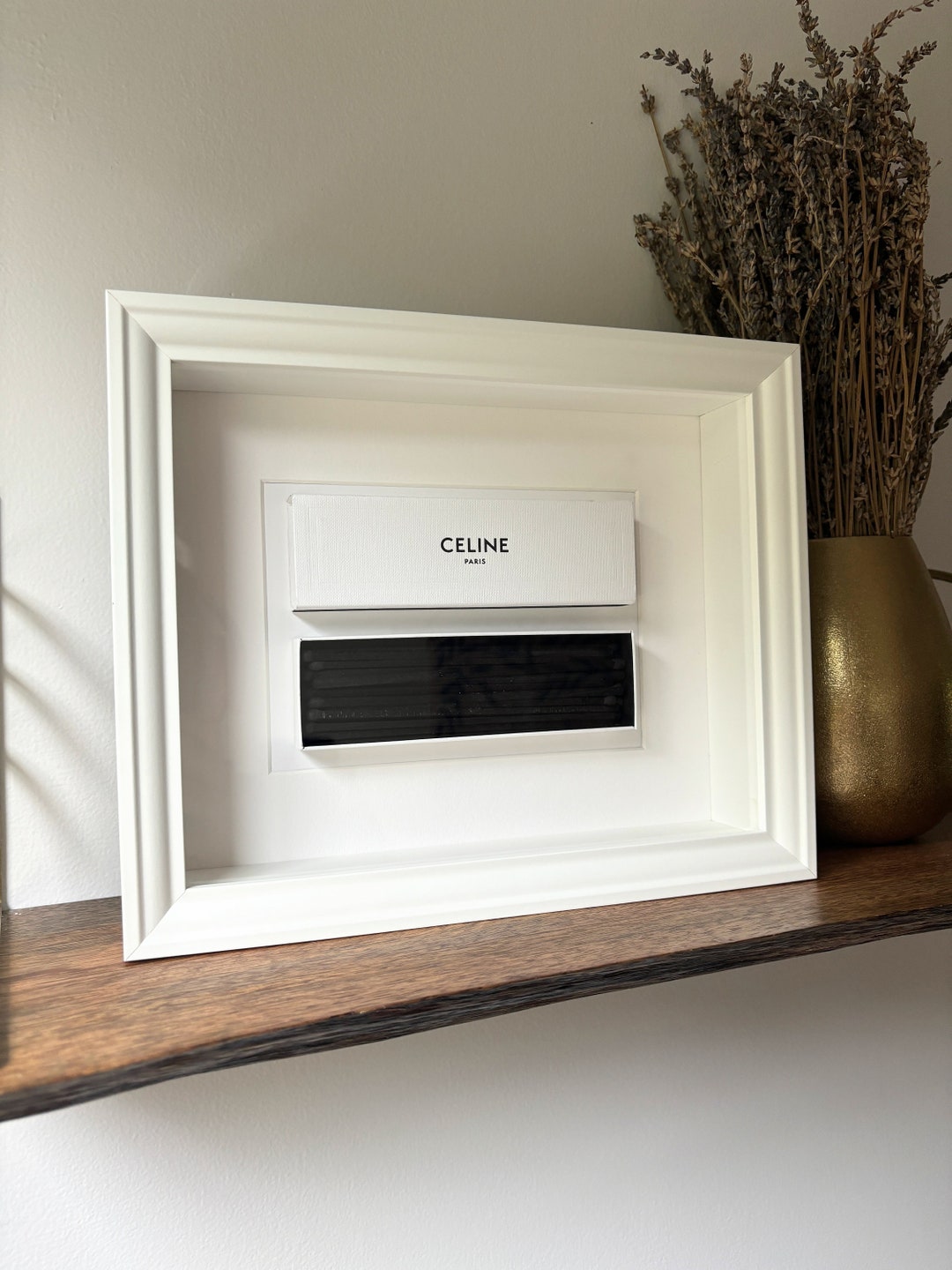 Celine Paris Modern Logo Matchbox Art | Fashionista Gift | Haute ...