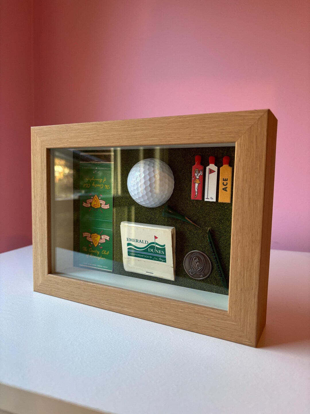 Mini Golf Shadowbox | Vintage Matchbook Art | 5x7” Frame - Etsy