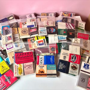 Vintage Matchbook Collection (set of 10): Retro Advertising Ephemera - Etsy