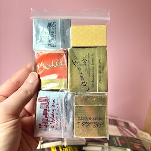 Vintage Matchbook Collection (set of 10): Retro Advertising Ephemera - Etsy