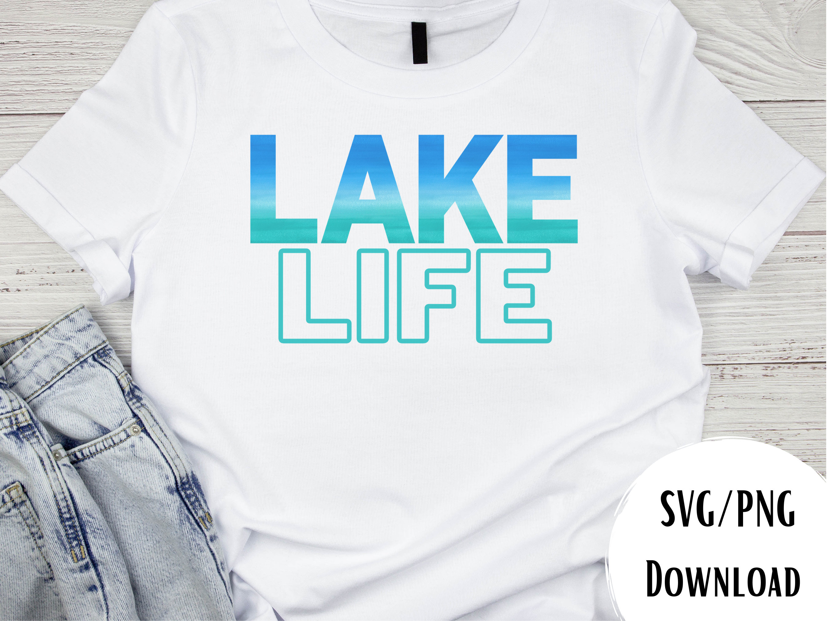 Lake Life SVG/PNG Design Digital File - Etsy