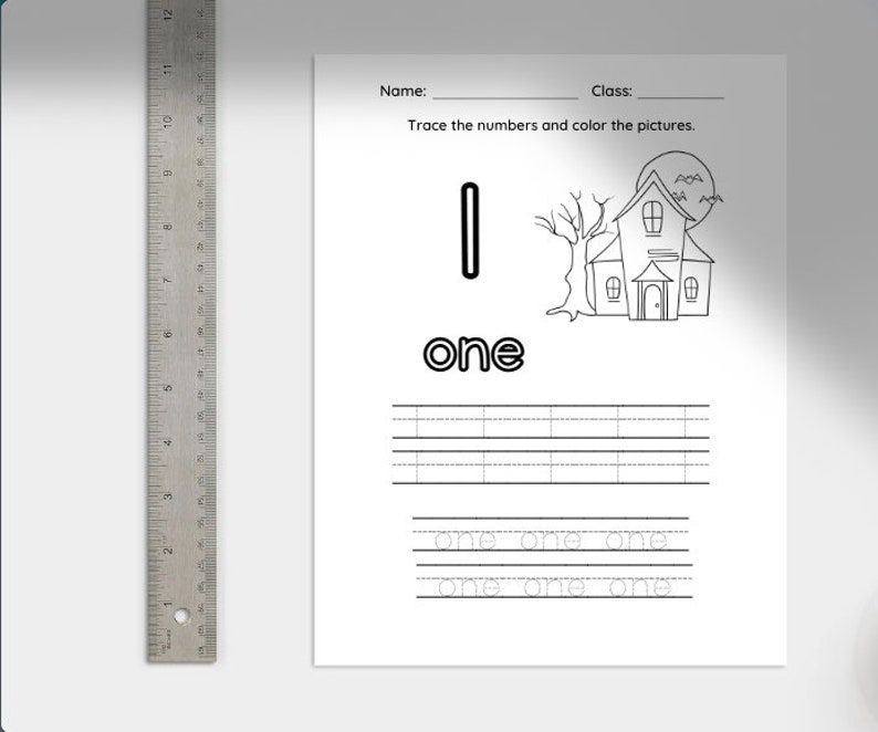 Halloween Bundle Number Coloring and Tracing Pages, Coloring for Kids ...