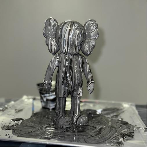 DIY Date Night Fluid Kaws Art Kit for Couples, Activities , Girls Night ...