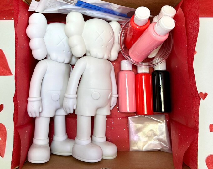 DIY Date Night Fluid Kaws Art Kit for Couples, Activities , Girls Night ...