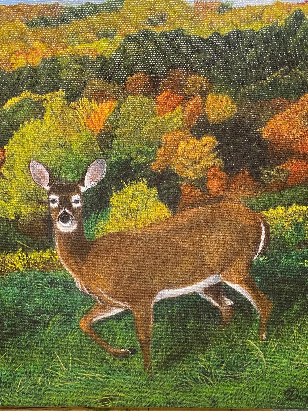 Whitetail Deer Landscape - Etsy