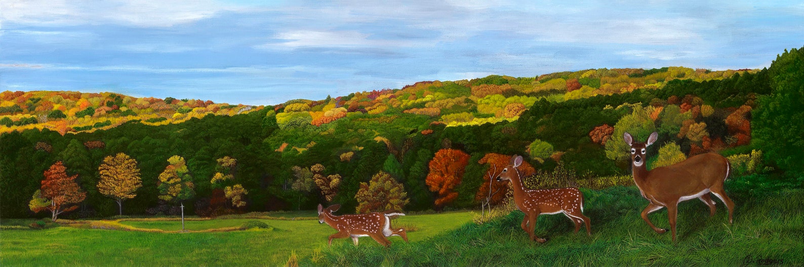 Whitetail Deer Landscape - Etsy