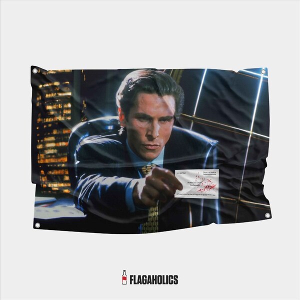 American Psycho Flag - Etsy