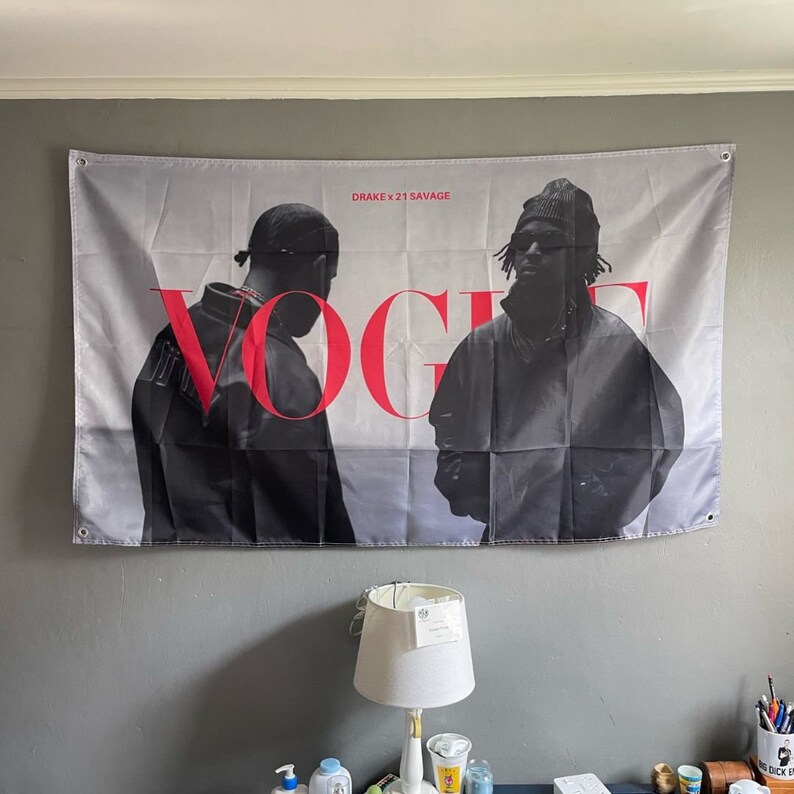 Drake and 21 Savage Flag - Etsy