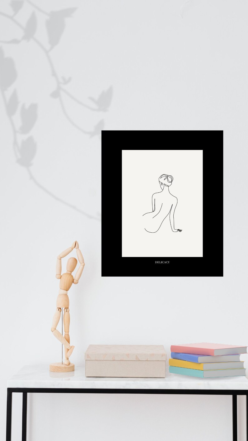 Minimalistic Wall Art Simple Digital Prints Cute Wall Decor - Etsy