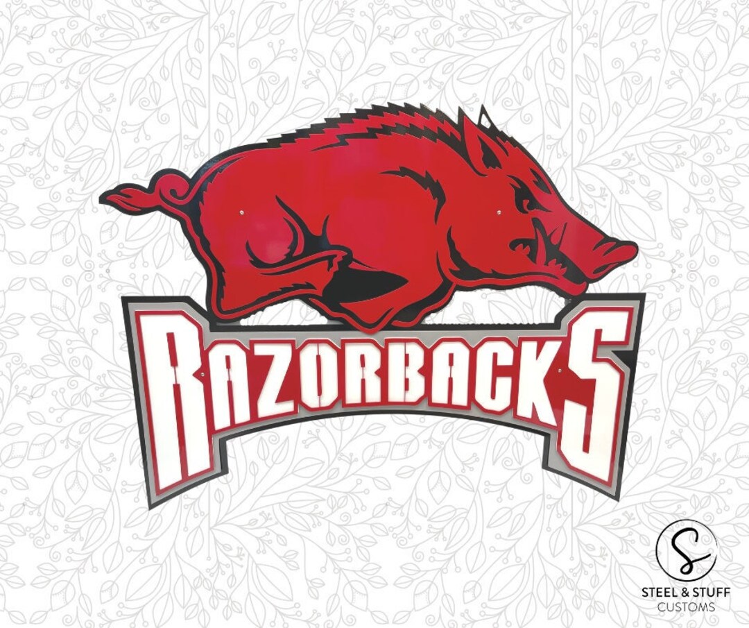 Metal Razorback Sign - Etsy