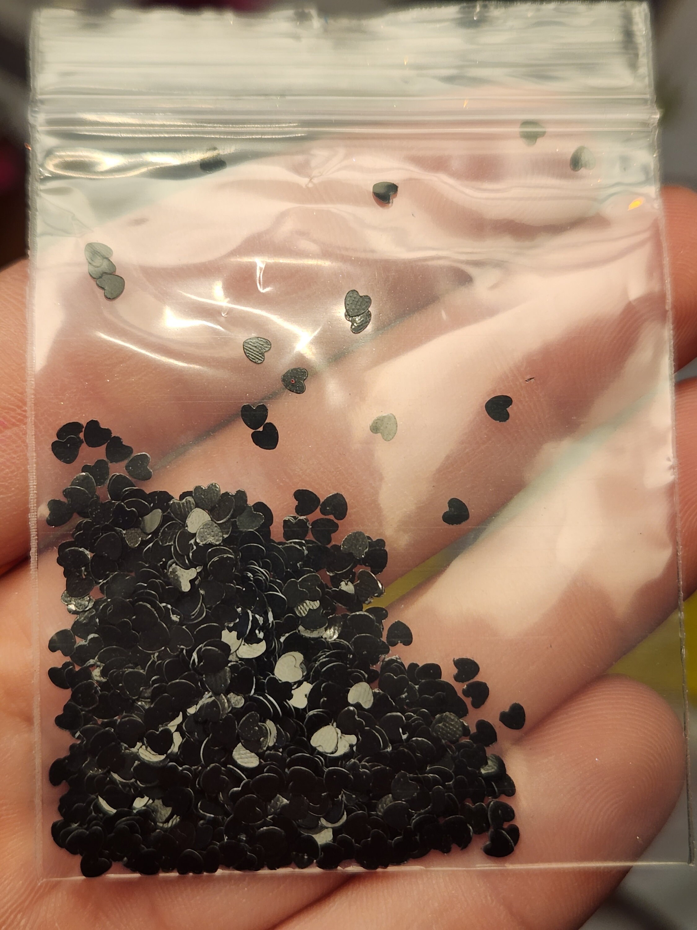 Pongo and Perdy White Crelly With Black Glitter Polish - Etsy