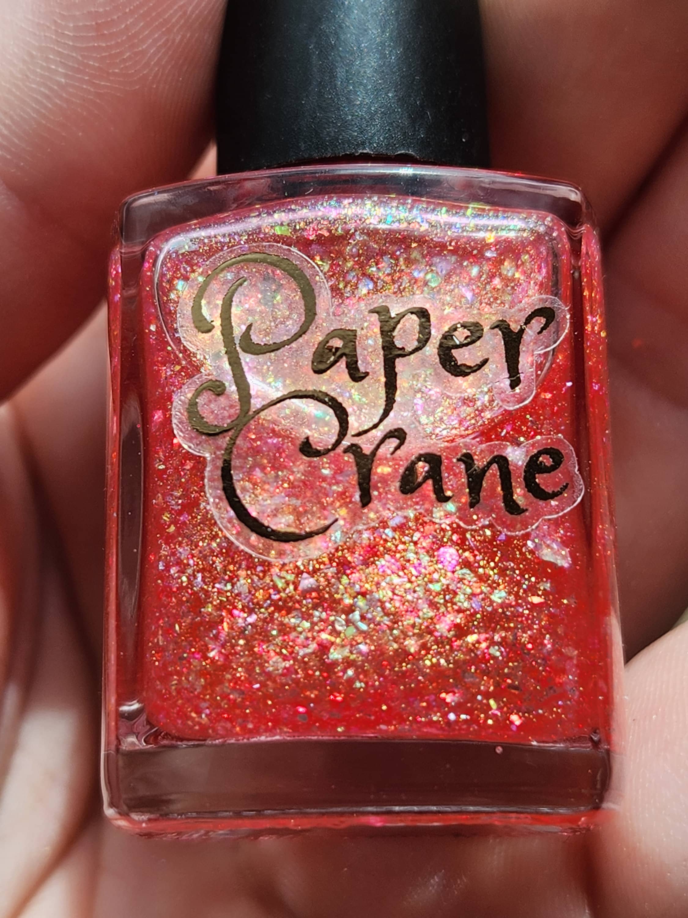 Cherry Blossom, a Pink Flakie Polish - Etsy