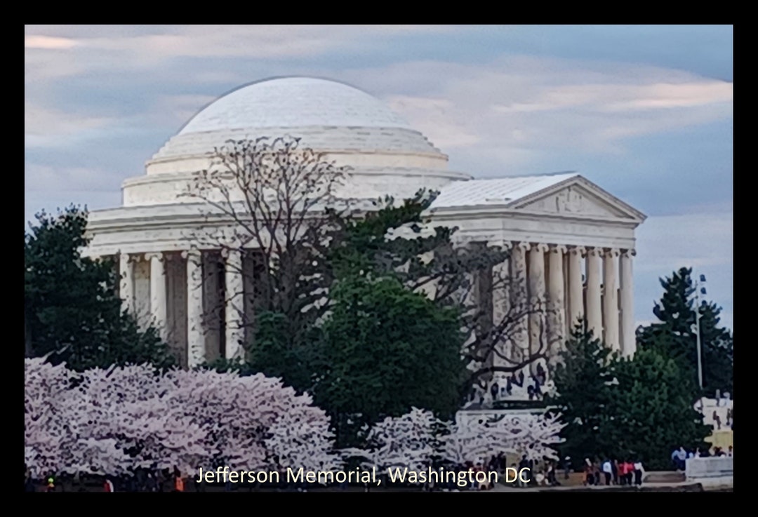Jefferson Memorial - DC Fridge Magnet - Etsy