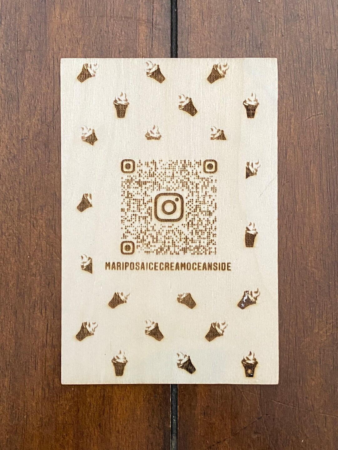 Laser Burned QR Code - Etsy