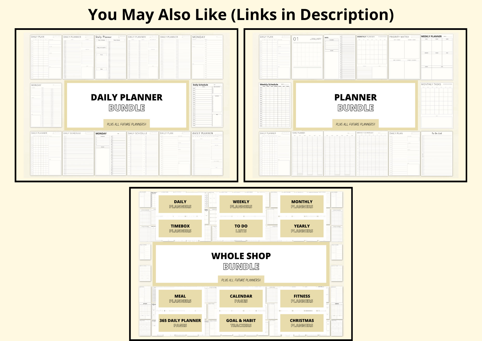10 Minute Planner Printable, Simple Daily Planner, Time Blocking, Day ...