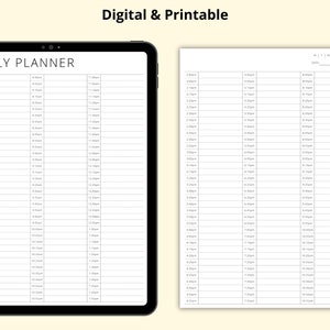 5 Minute Planner, Appointment Tracker, Time Block PDF, Schedule ...