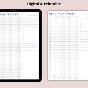 Reading Tracker, Book Progress Log, Annual Reading Challenge, Yearly ...