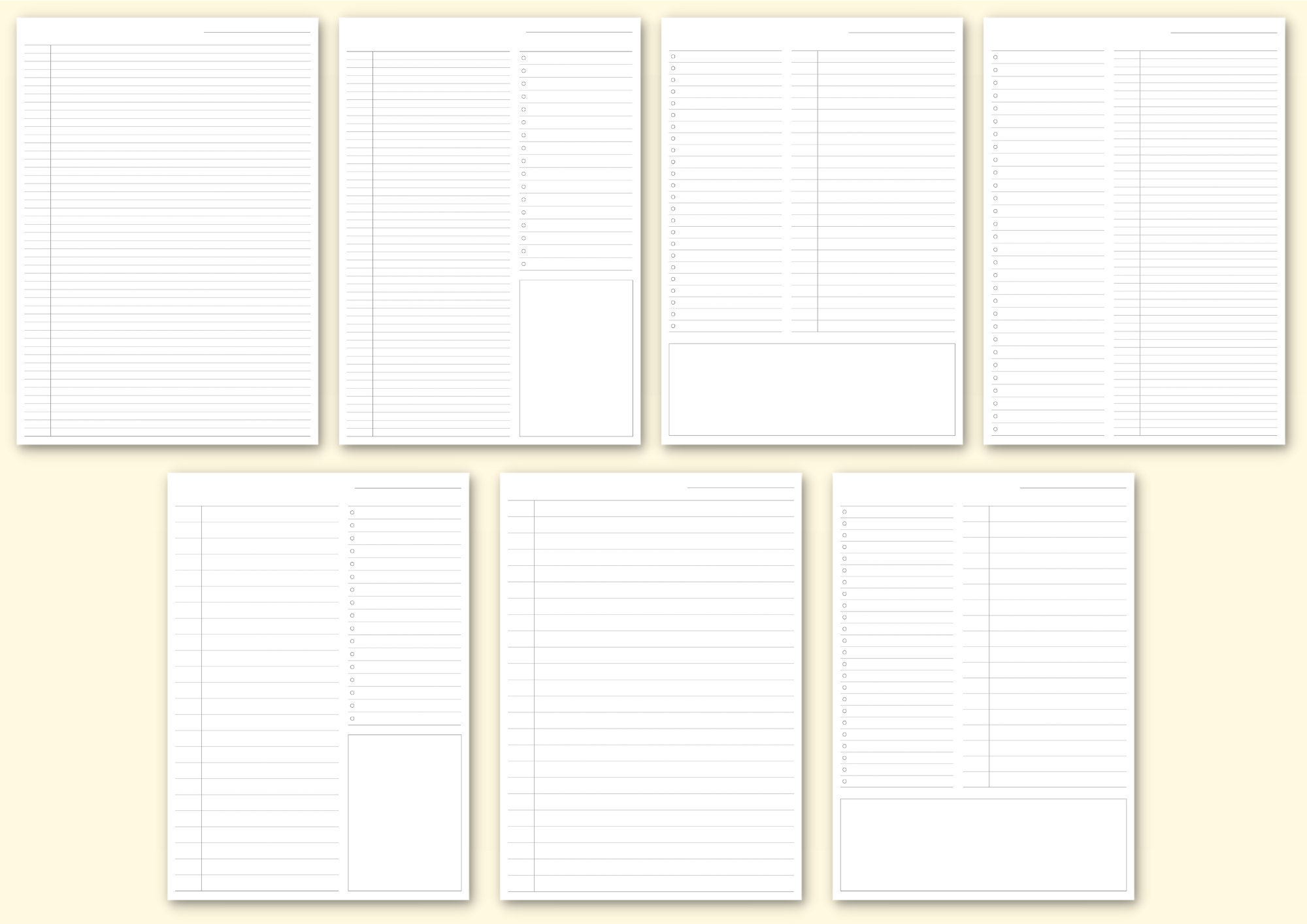 Blank Daily Planner Pages, Day Schedule Templates, Time Blocking PDF ...