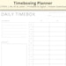 Timeboxing Planner, Daily Timebox Template, Time Blocking PDF, Brain ...