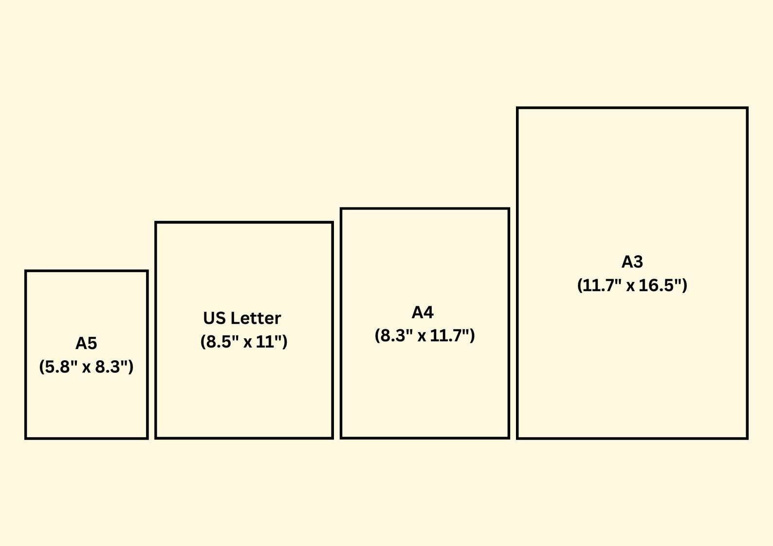 2024 Calendar, Simple Yearly Calendar, Printable Portrait Calendar ...