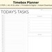 Timebox Planner, Time Block Template, Daily Planner, 24 Hour Planner ...