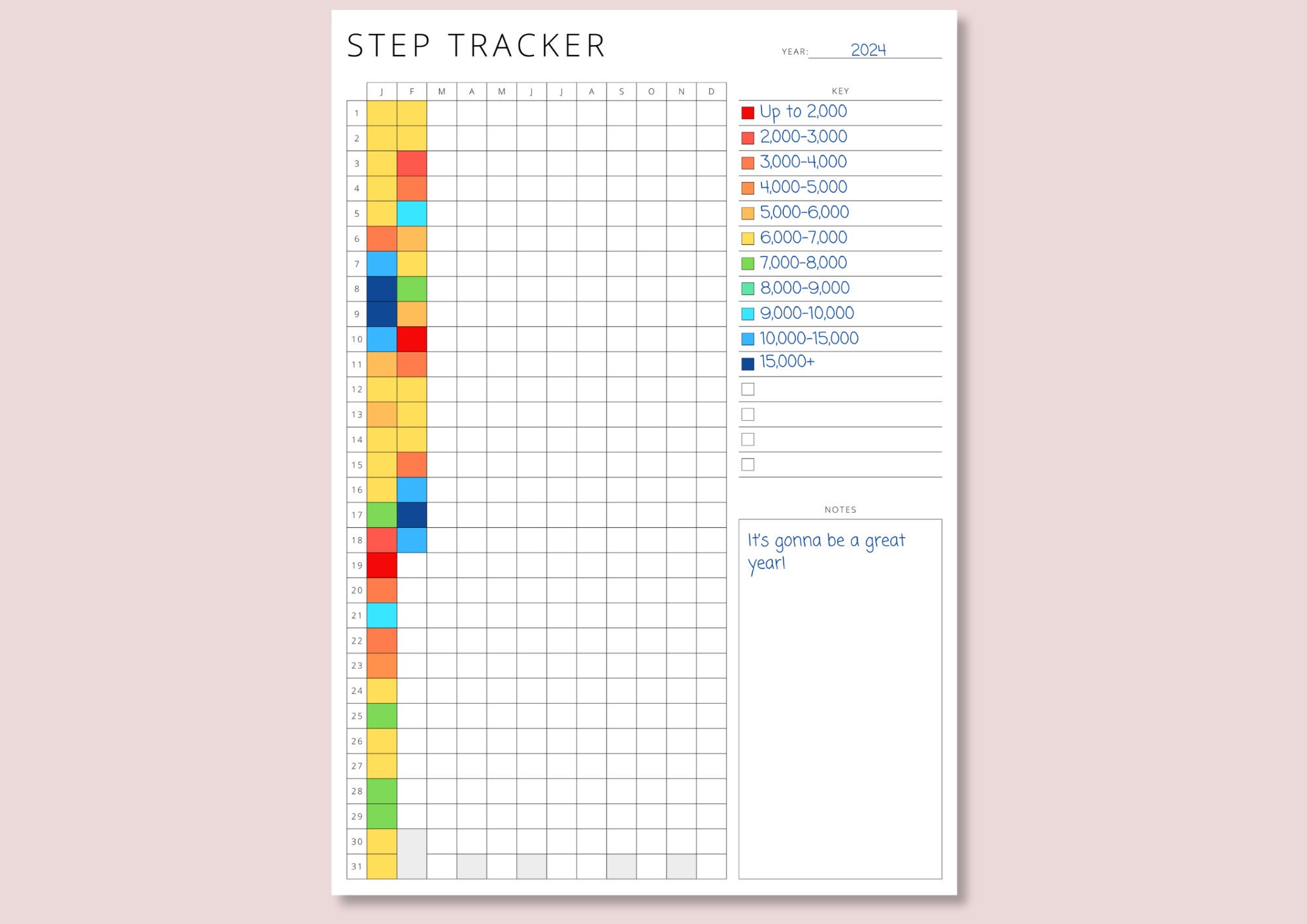 Step Tracker, Daily Walking Log, Step Goal, Health & Exercise Tracker ...