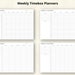 Timebox Planner Bundle - Time Boxing Templates, Brain Dump, Daily ...