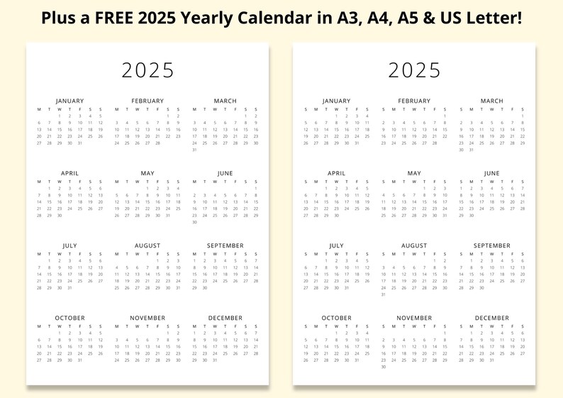 2025 Daily Planner, 24 Hour Planner, 30 Minute Schedule, Time Blocking ...