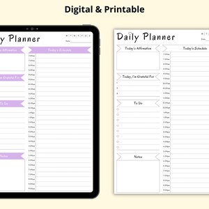 30 Minute Planner, Daily Planner, Time Blocking, Half Hour Schedule ...