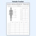 Body Measurement Tracker, Weight Loss Tracker Templates, Weight Loss ...