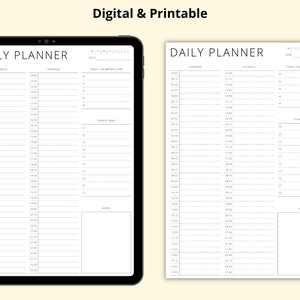 15 Minute Planner, Daily Time Blocking PDF, 15 Minute Interval, Day ...
