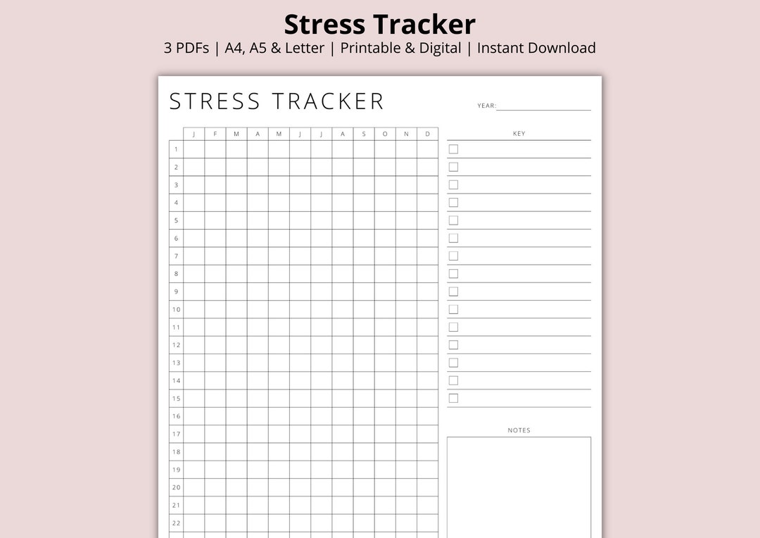 Stress Tracker, Mental Health Tracker, A Year in Pixels, Daily Mood Log ...