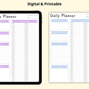 15 Minute Planner, Daily Planner, Time Blocking PDF, Daily Schedule ...