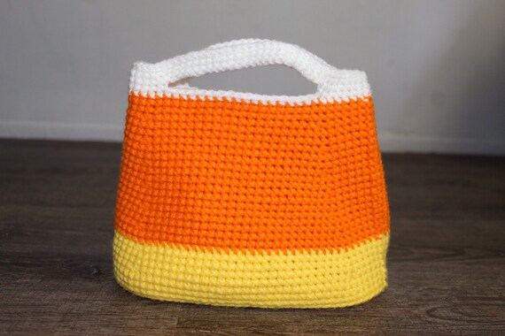Crochet Candy Corn Handbag Pattern - Etsy