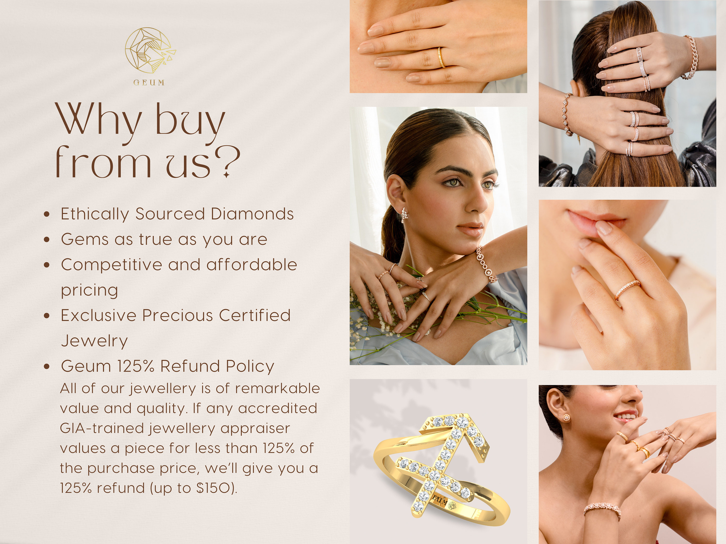 Personalized Gold Ring 10k Yellow White Square Design Ring - Etsy