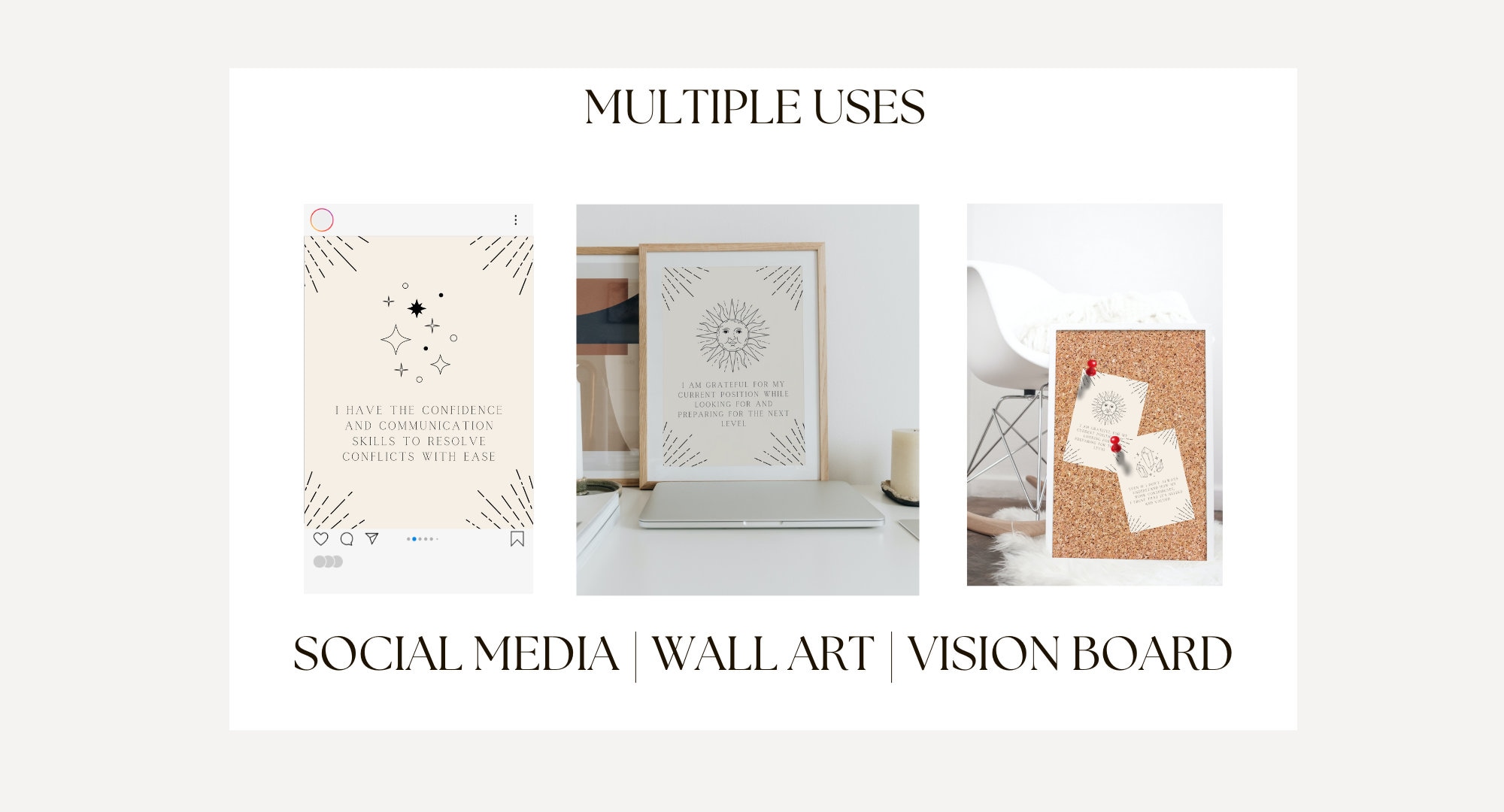 Career Affirmation Cards | Printable Affirmation Cards | Career ...