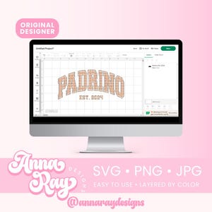Padrino Est 2024 SVG PNG JPG Instant Download, Padrino Shirt Desgin ...