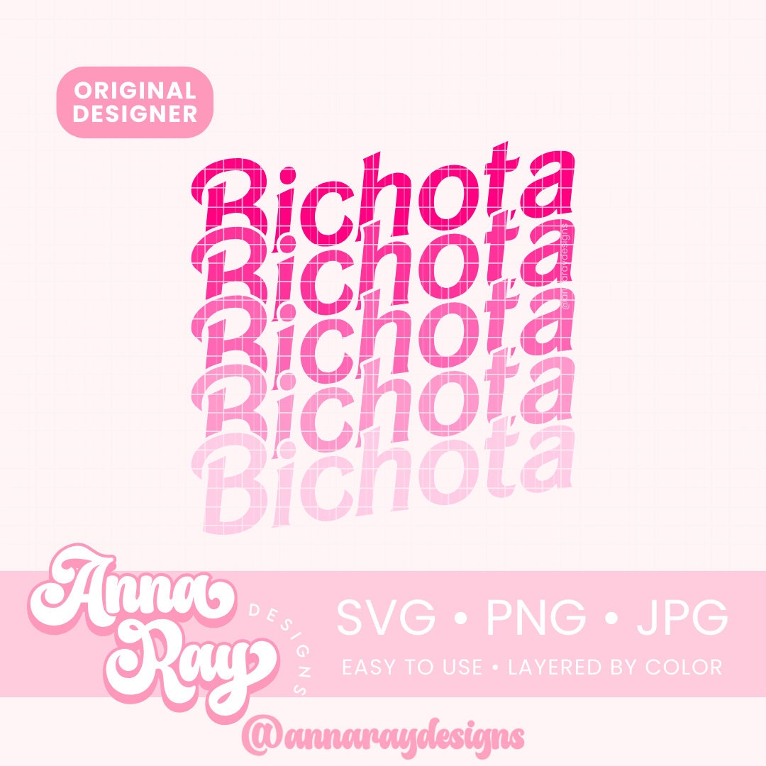 Pink Bichota SVG, Bichota PNG, Bichota Digital Artwork, Karol G Digital ...