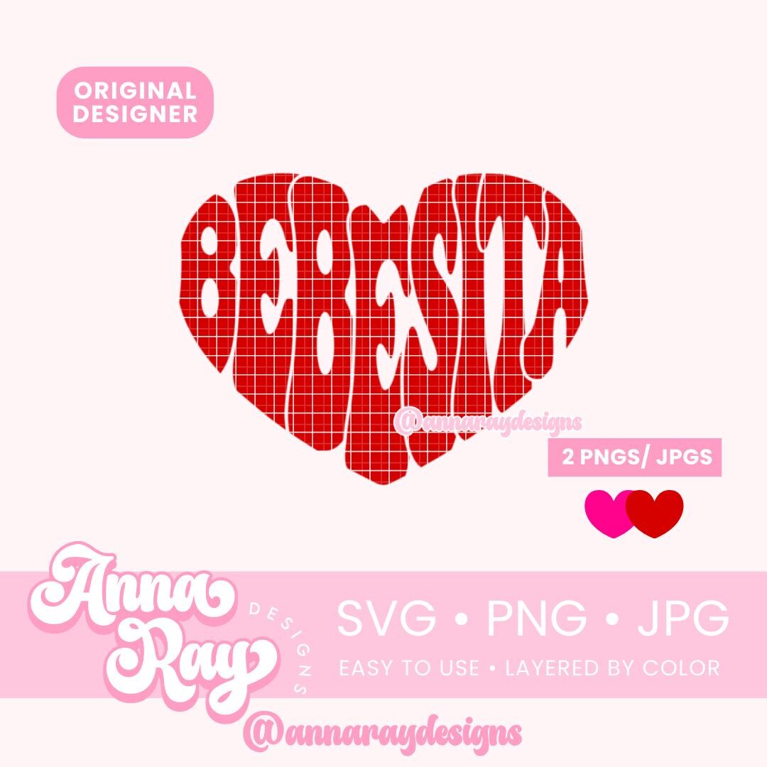 Retro Bebesita Heart SVG PNG Instant Download, Bebesita Dia De San ...