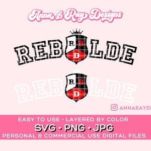 Rebelde Svg, Png, Jpg, Rebelde Digital File, Rebelde Tour 2023, Rebelde Shirt Svg, Png, Rebelde ...
