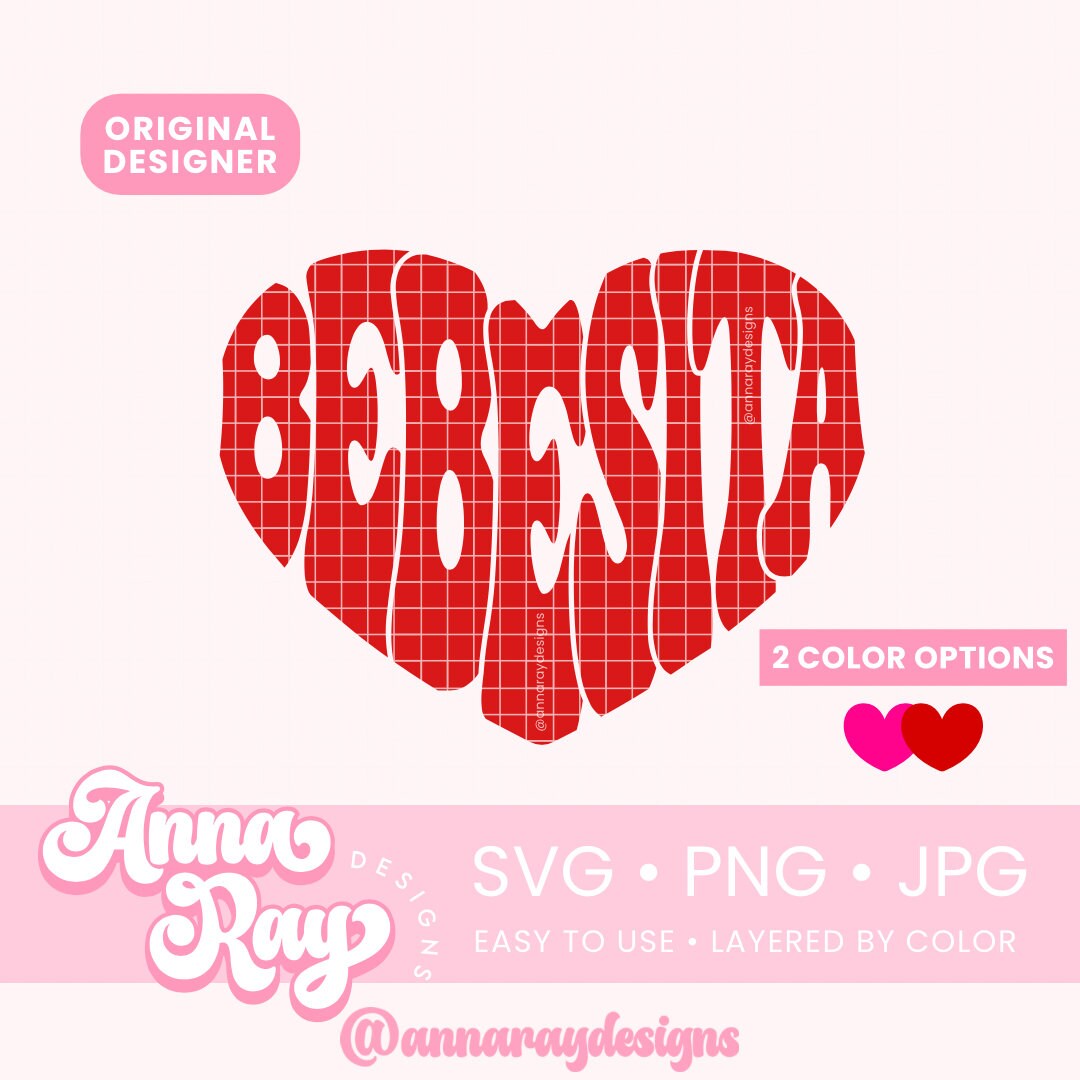 Retro Bebesita Heart SVG PNG Instant Download, Bebesita Dia De San ...