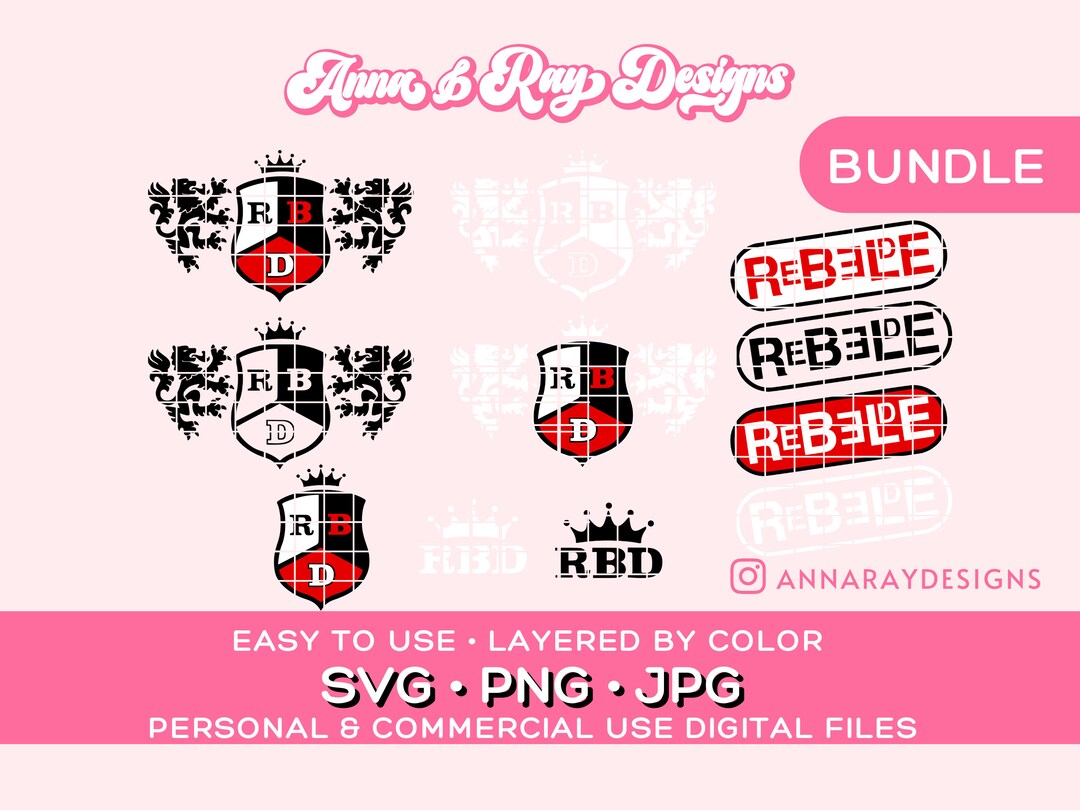 RBD Rebelde Bundle Svg, Png, Jpg, Rebelde Digital Files, RBD Bundle, RBD Tour 2023, Rebelde Tour ...