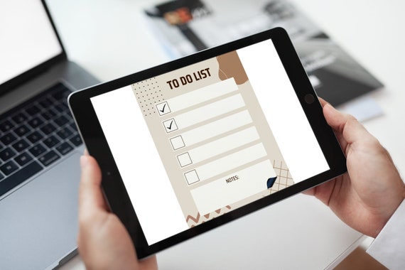 Weekly Checklist Printable Downloadable Daily to Do List to - Etsy