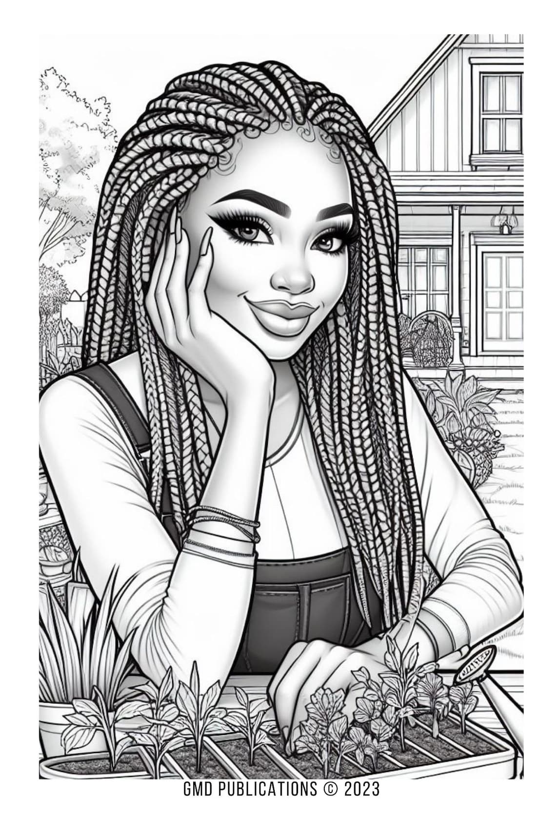 Black Girl Magic, Baddie Coloring Book Pages, Adult Coloring Pages - Etsy